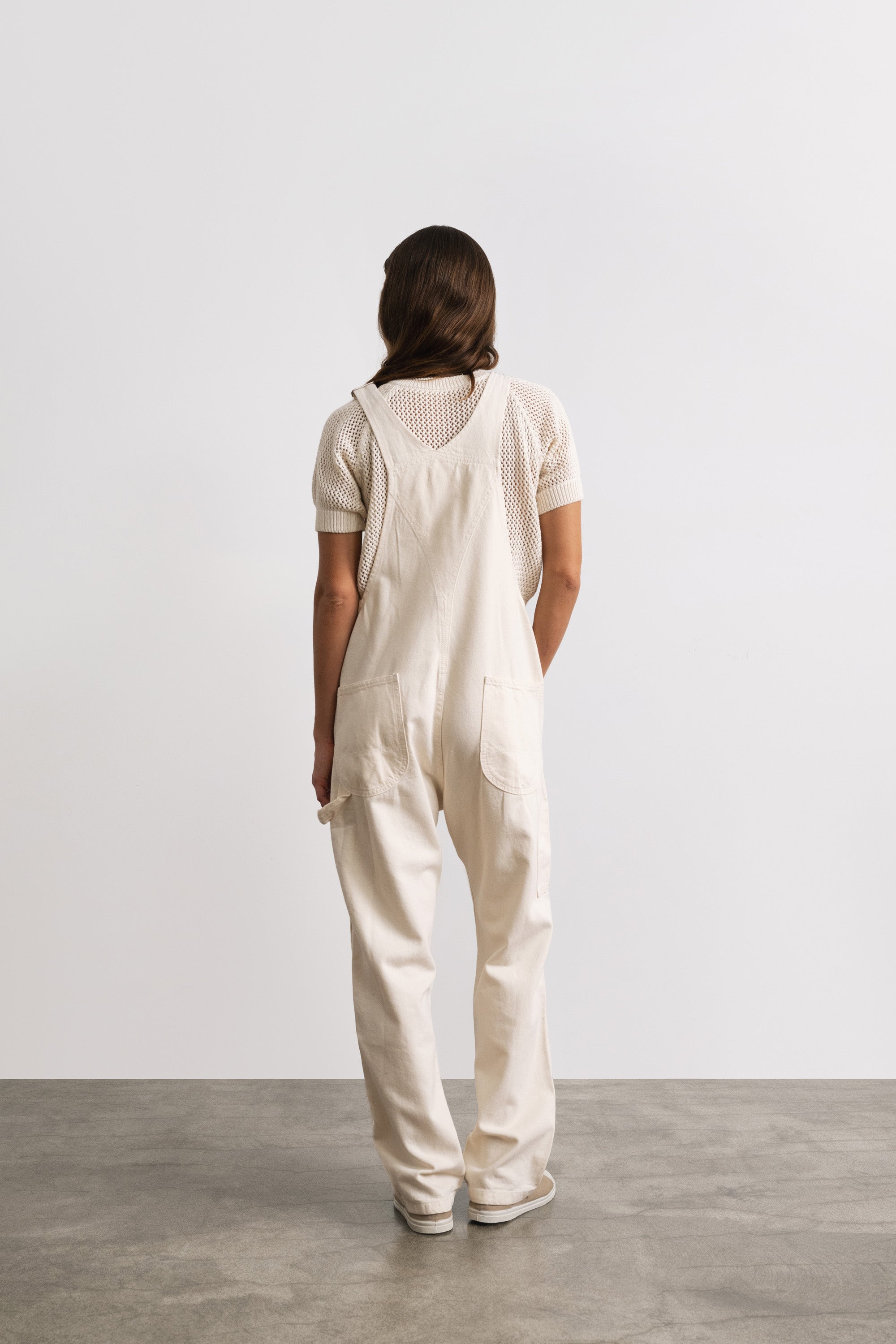 Standard Overalls, Tencel Bull Denim, Putty | OZMA