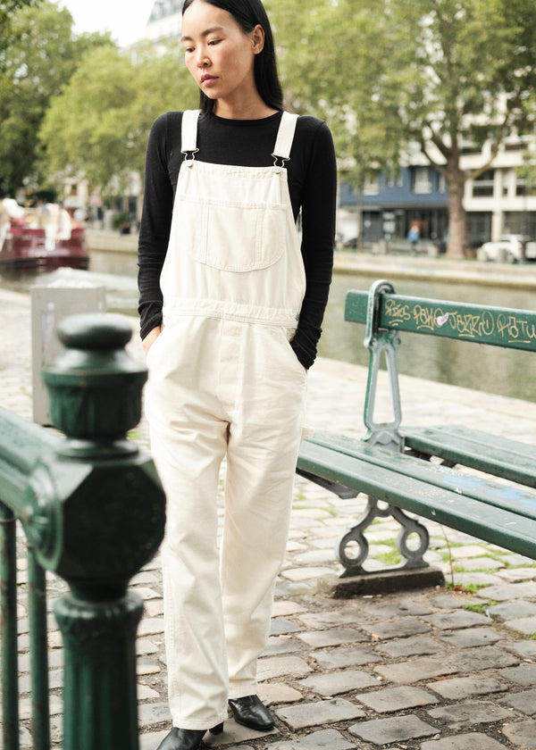 Standard Overalls, Tencel Bull Denim, Putty | OZMA