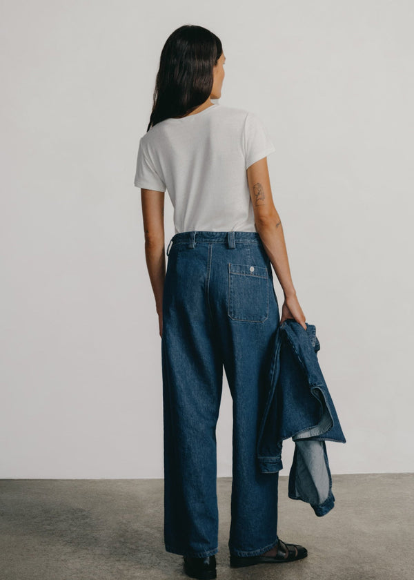 Field Pant, Tencel Denim, Vintage Dark | OZMA