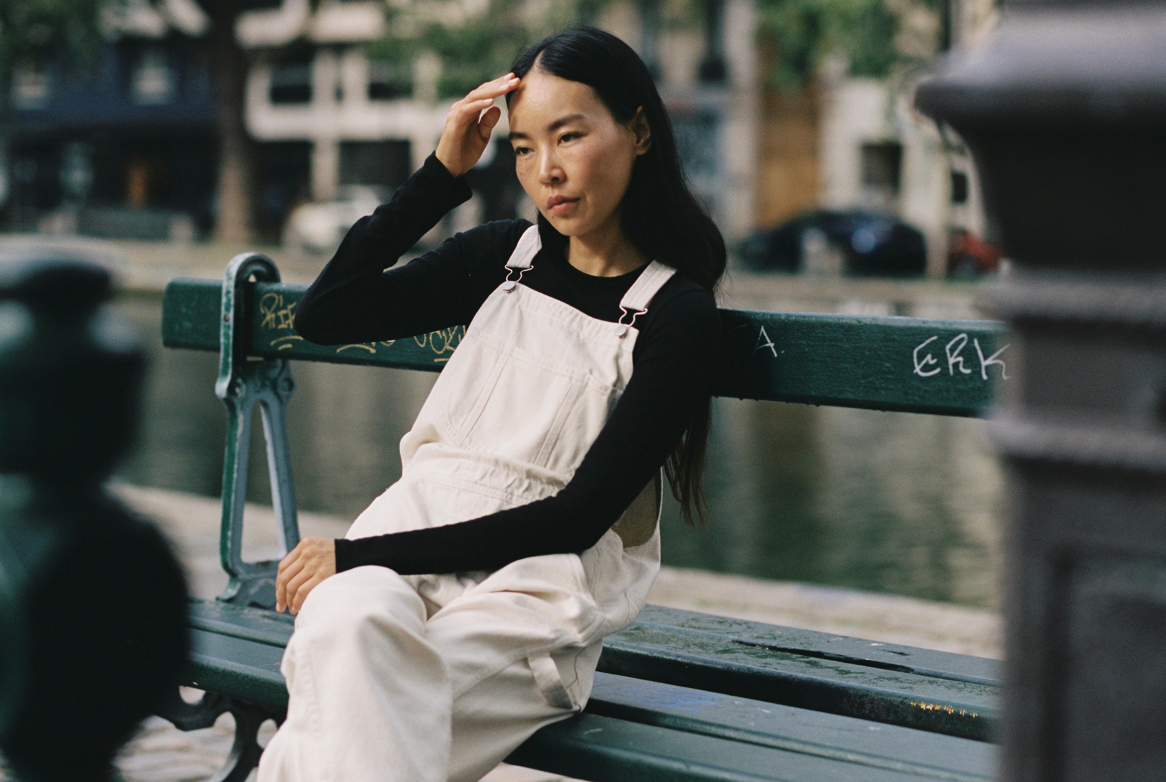Standard Overalls, Tencel Bull Denim, Putty | OZMA