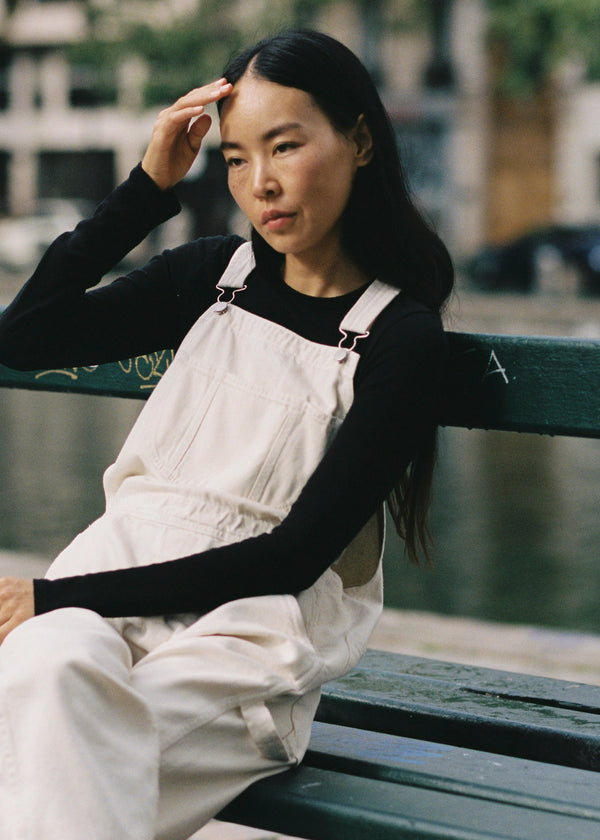 Standard Overalls, Tencel Bull Denim, Putty | OZMA